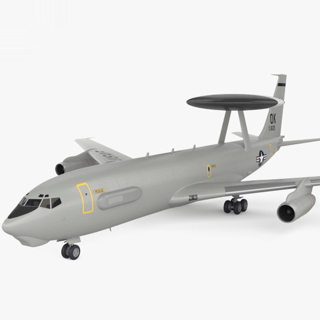 modelo 3d Boeing E-3 Sentry - TurboSquid 1446525
