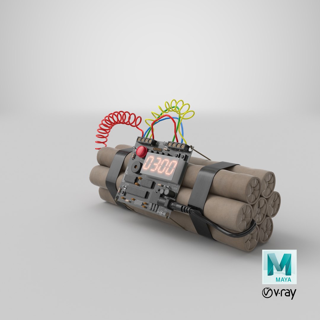 3D Bomb 01 3 Min - TurboSquid 1662431