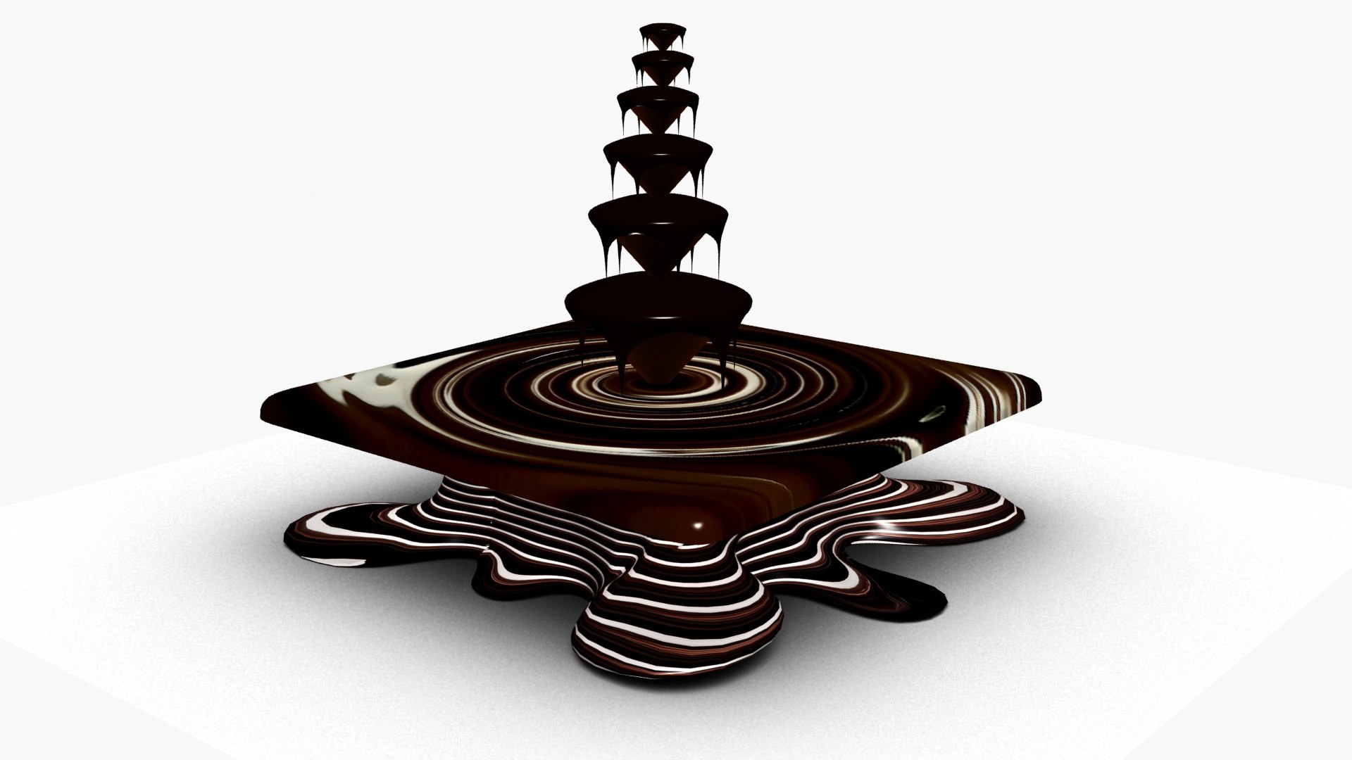 3D Model Chocolate Table - TurboSquid 2169867