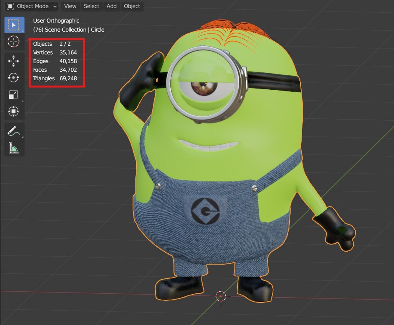 Stuart-minions Blender 3D - TurboSquid 1701696