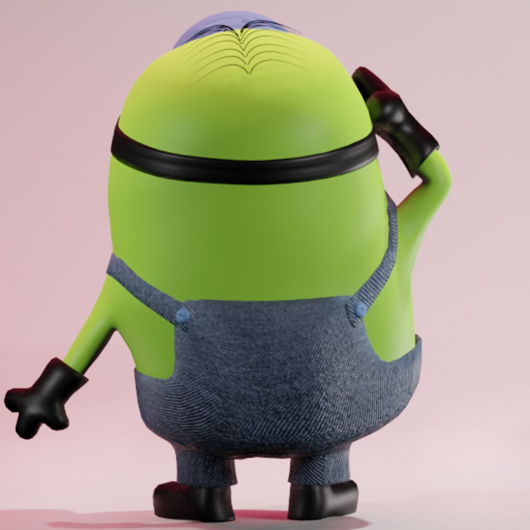 Stuart-minions Blender 3D - TurboSquid 1701696
