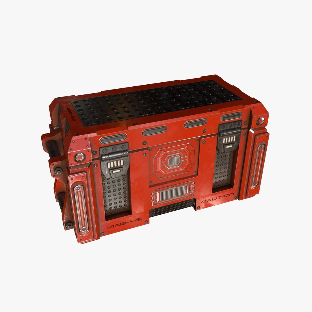 Sci-fi Toolbox 3d Model