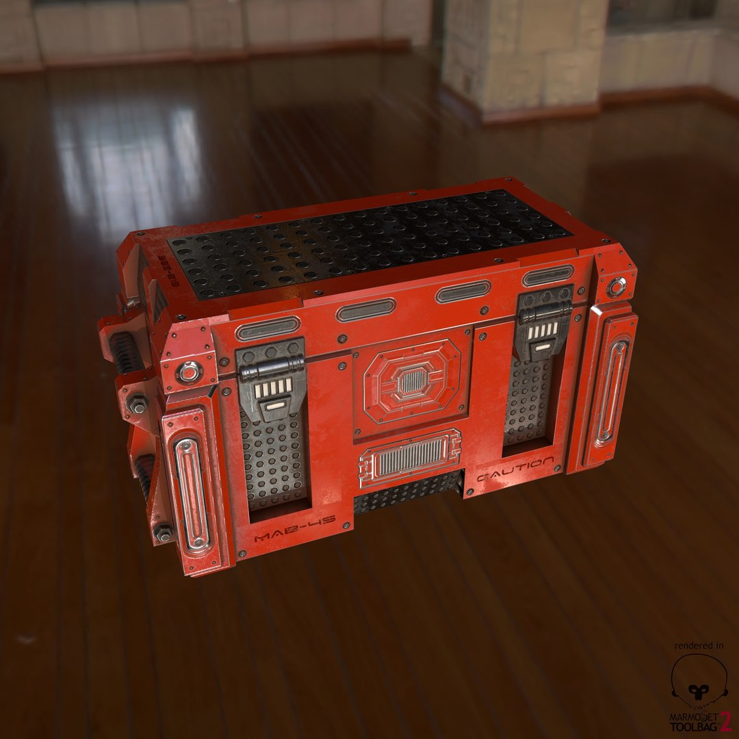 Sci-fi Toolbox 3d Model
