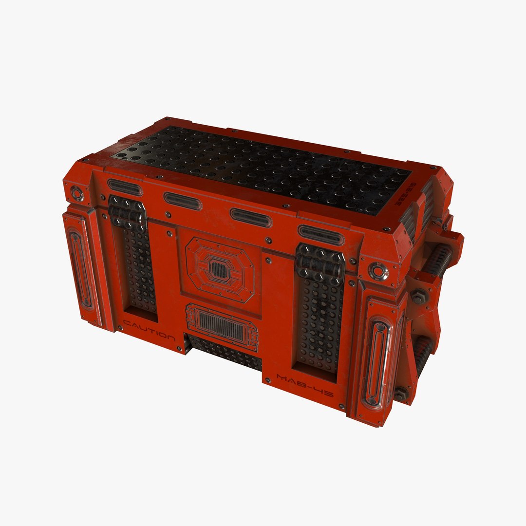 Sci-fi Toolbox 3d Model
