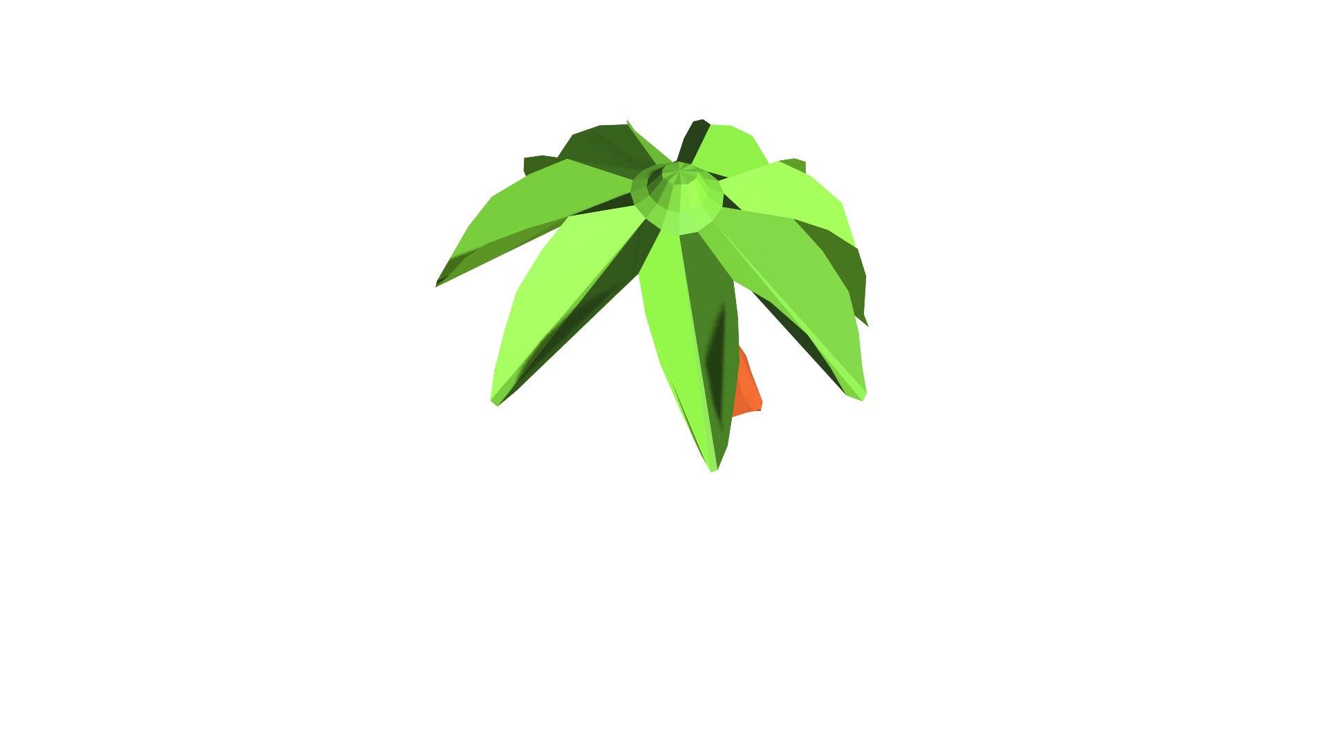 Palm Tree Low Poly 3D Model - TurboSquid 1995926