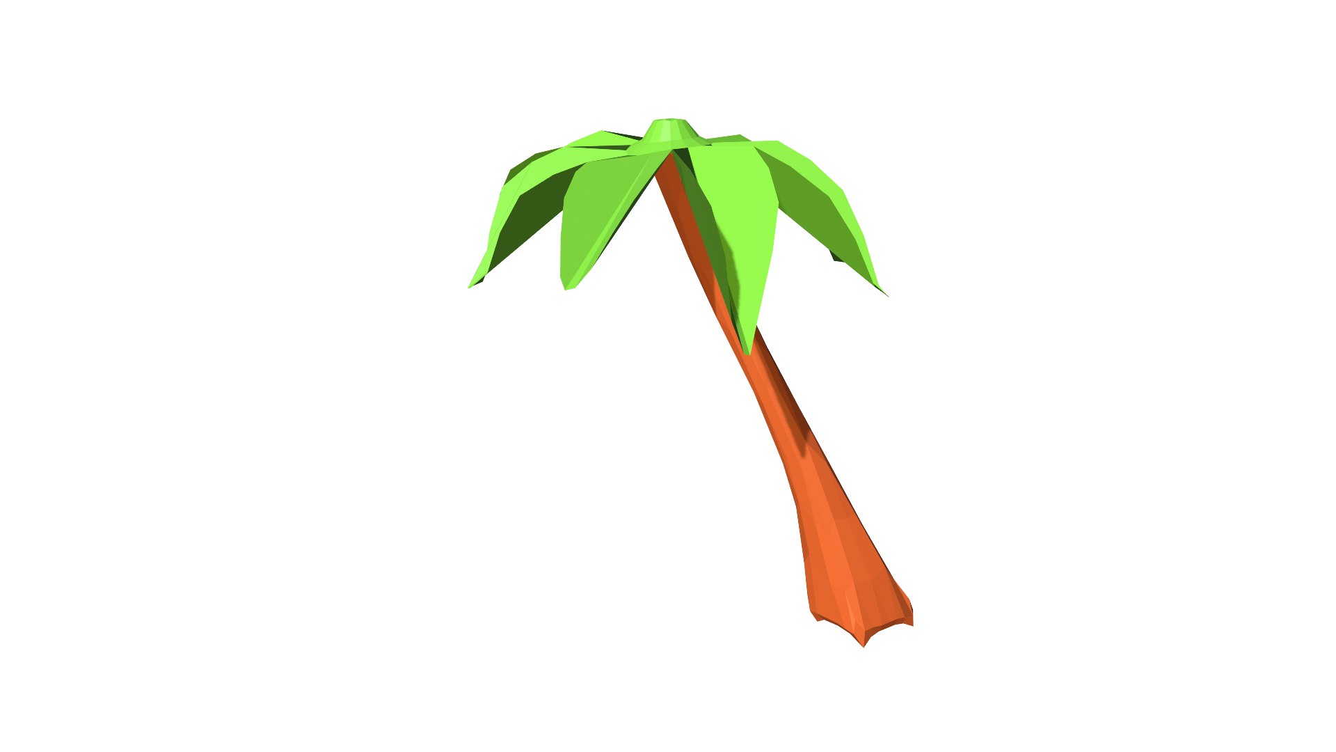 Palm Tree Low Poly 3D Model - TurboSquid 1995926