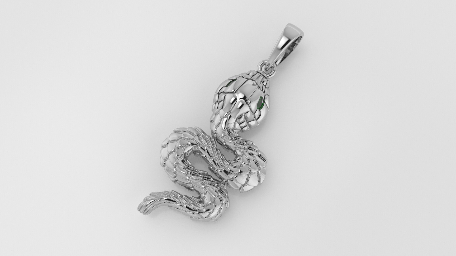 3D model 3dm stl snake necklace printable jewelry print - TurboSquid ...