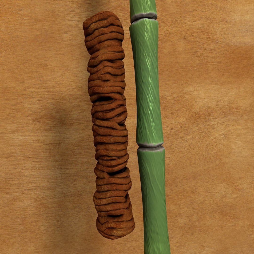 3d Bamboo Fight Staff Bo