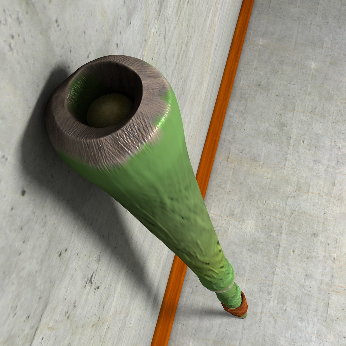 3d bamboo fight staff bo