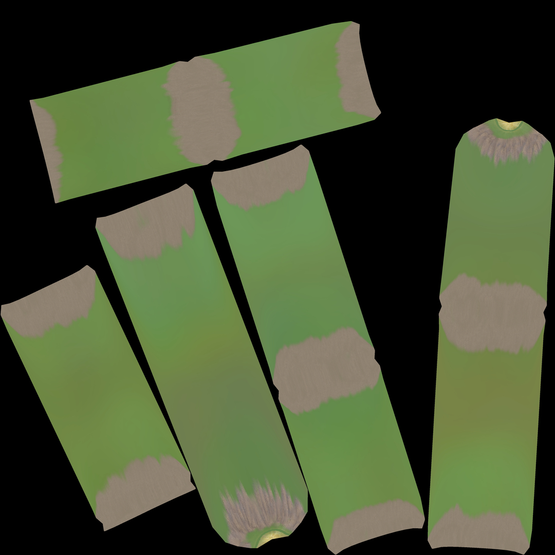 3d bamboo fight staff bo