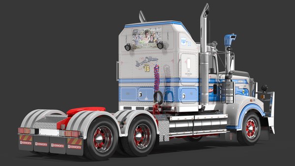 Truck t900 legend rigged 3D model - TurboSquid 1488170