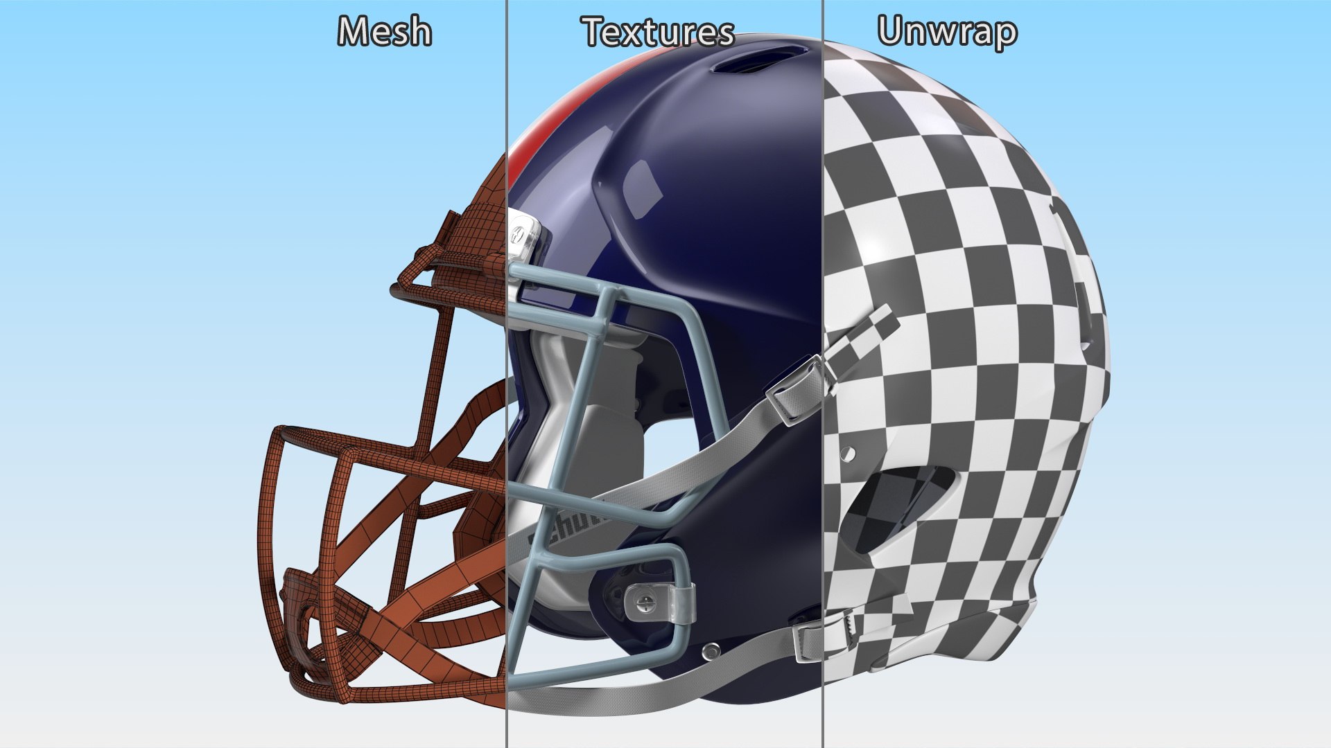Schutt Football Helmet Model - TurboSquid 2197453