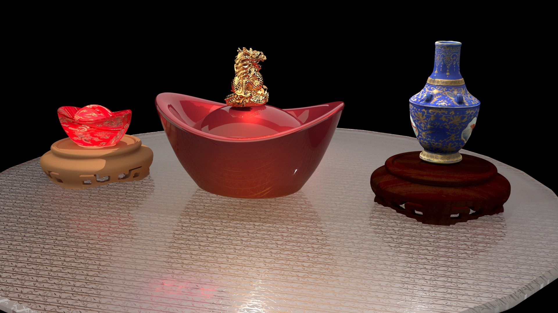 Chinese Gold Ingot 3D Model - TurboSquid 2278691