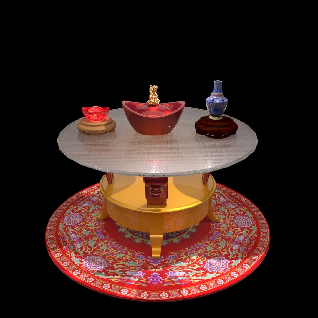 Chinese Gold Ingot 3D Model - TurboSquid 2278691