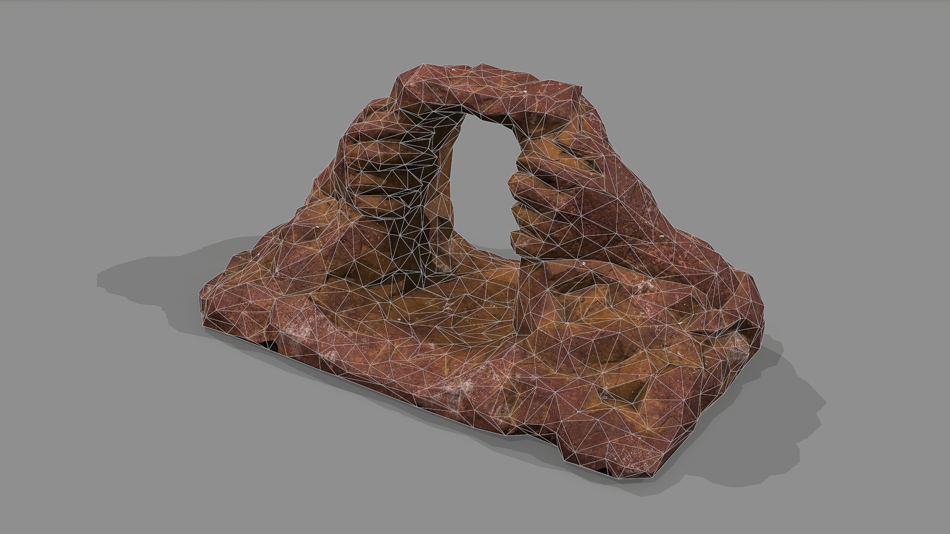 3D Cave Entrance Desert Stone 03 - TurboSquid 2142270