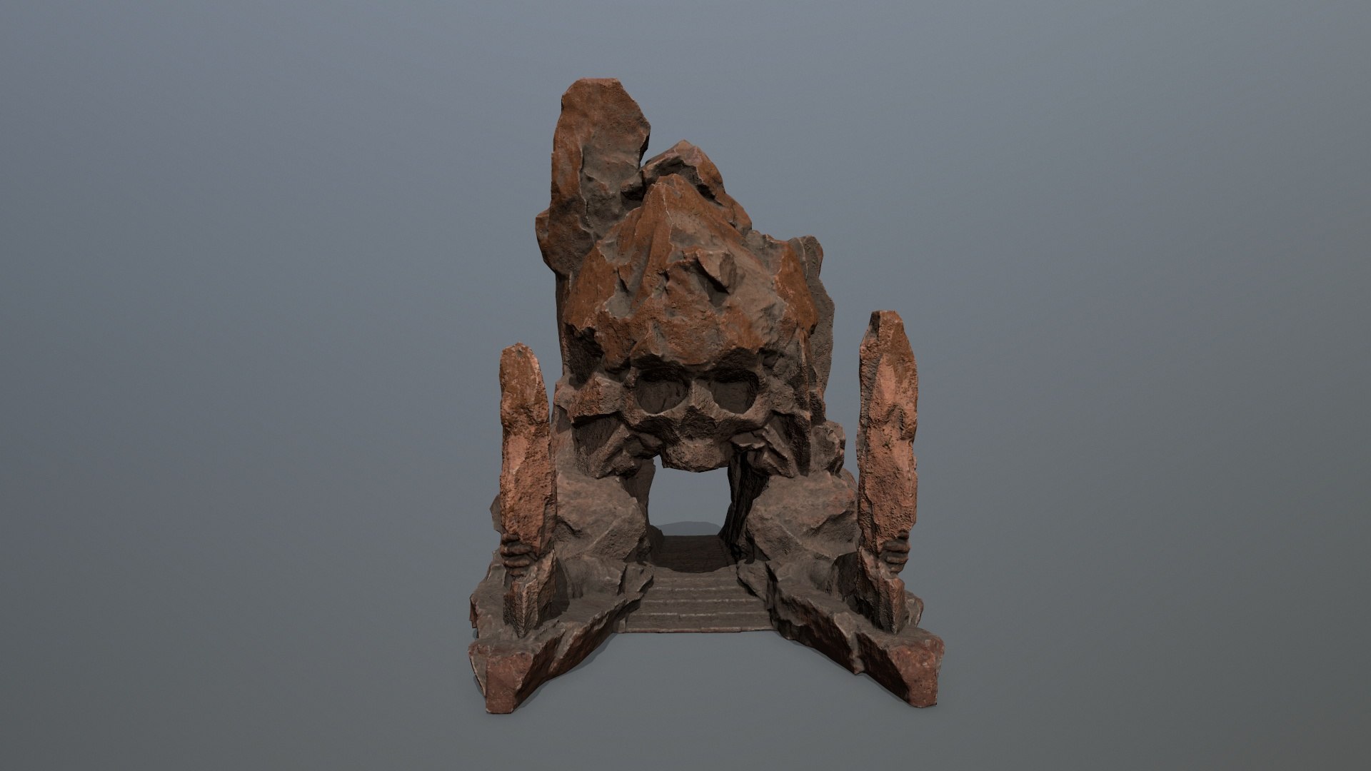 3D Skull Gate - TurboSquid 2150453