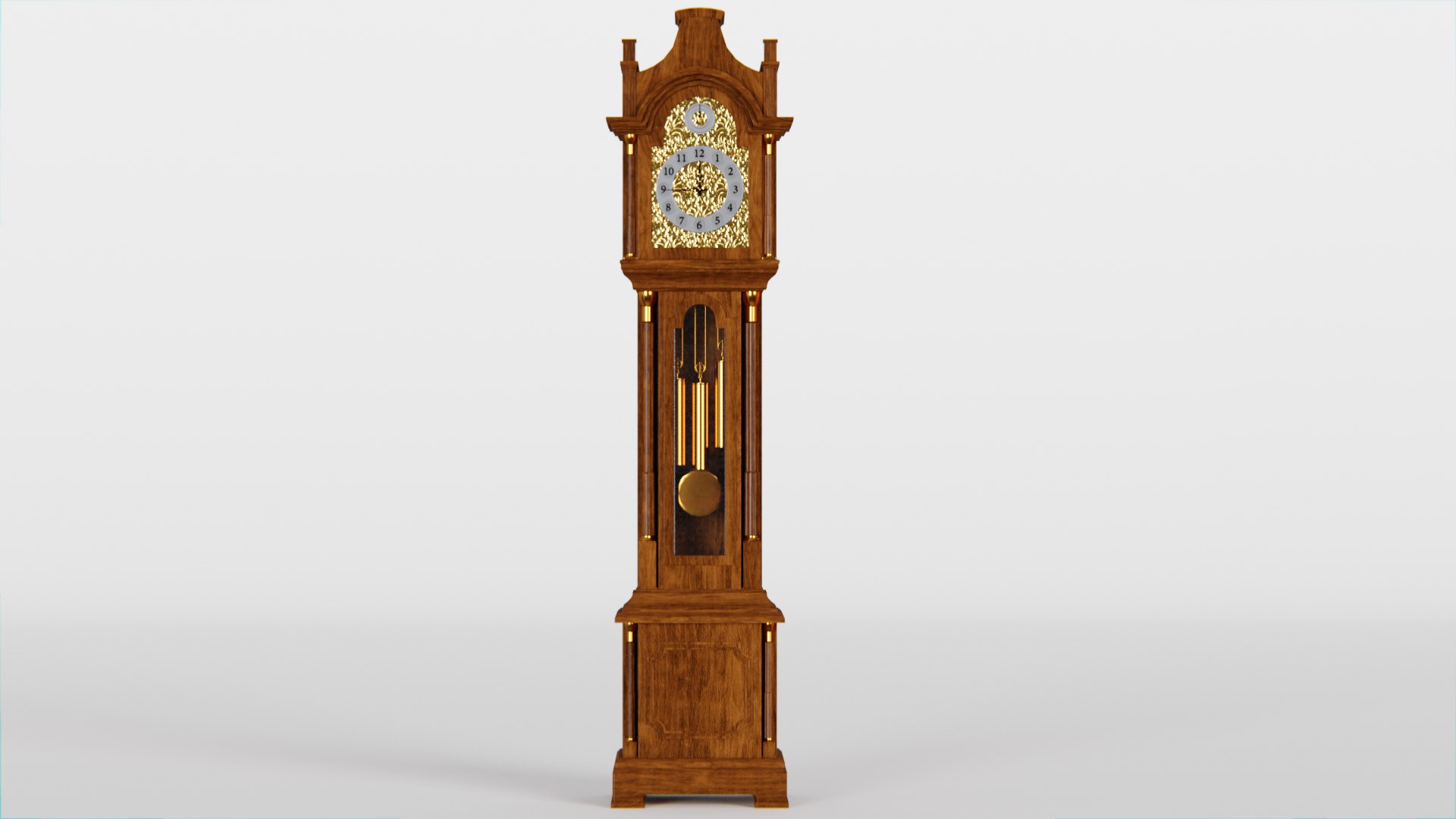 3D Grandfather Clock 3d Model Model - TurboSquid 2101061