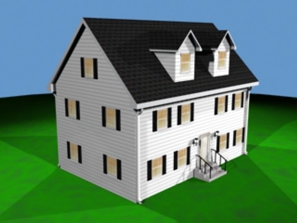 3d medium house