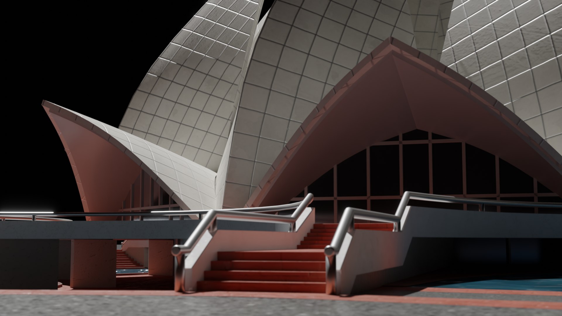 3D Model Lotus Temple - TurboSquid 2095644