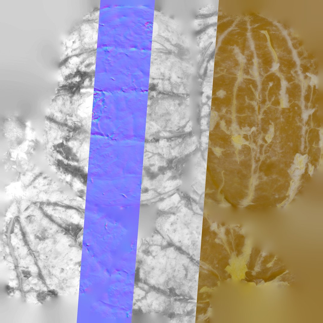 Peeled Tangerine 4k Scanned 3D Model - TurboSquid 1859666