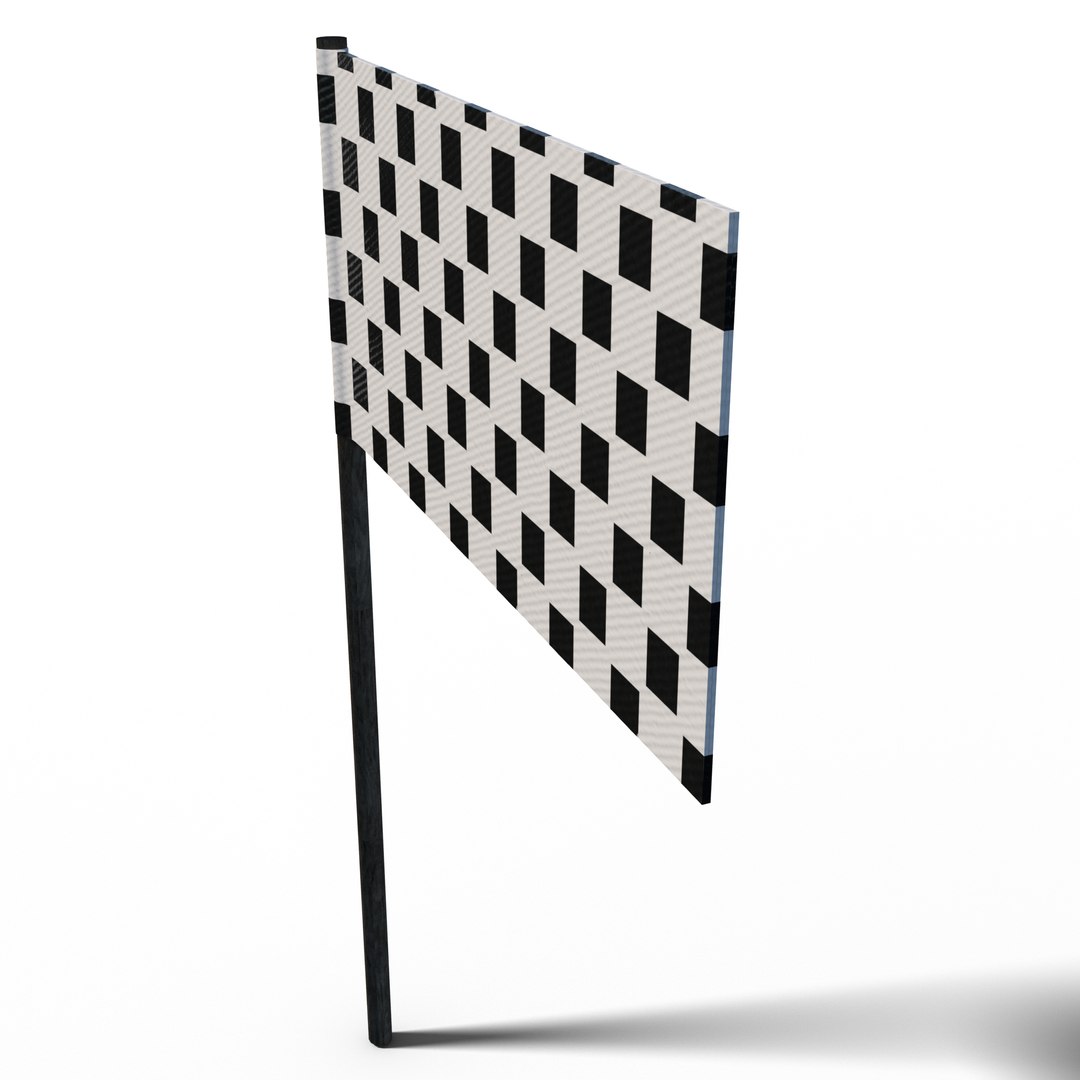 Racing Flag 3D - TurboSquid 2063231