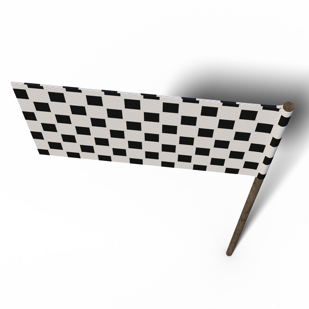 Racing Flag 3D - TurboSquid 2063231