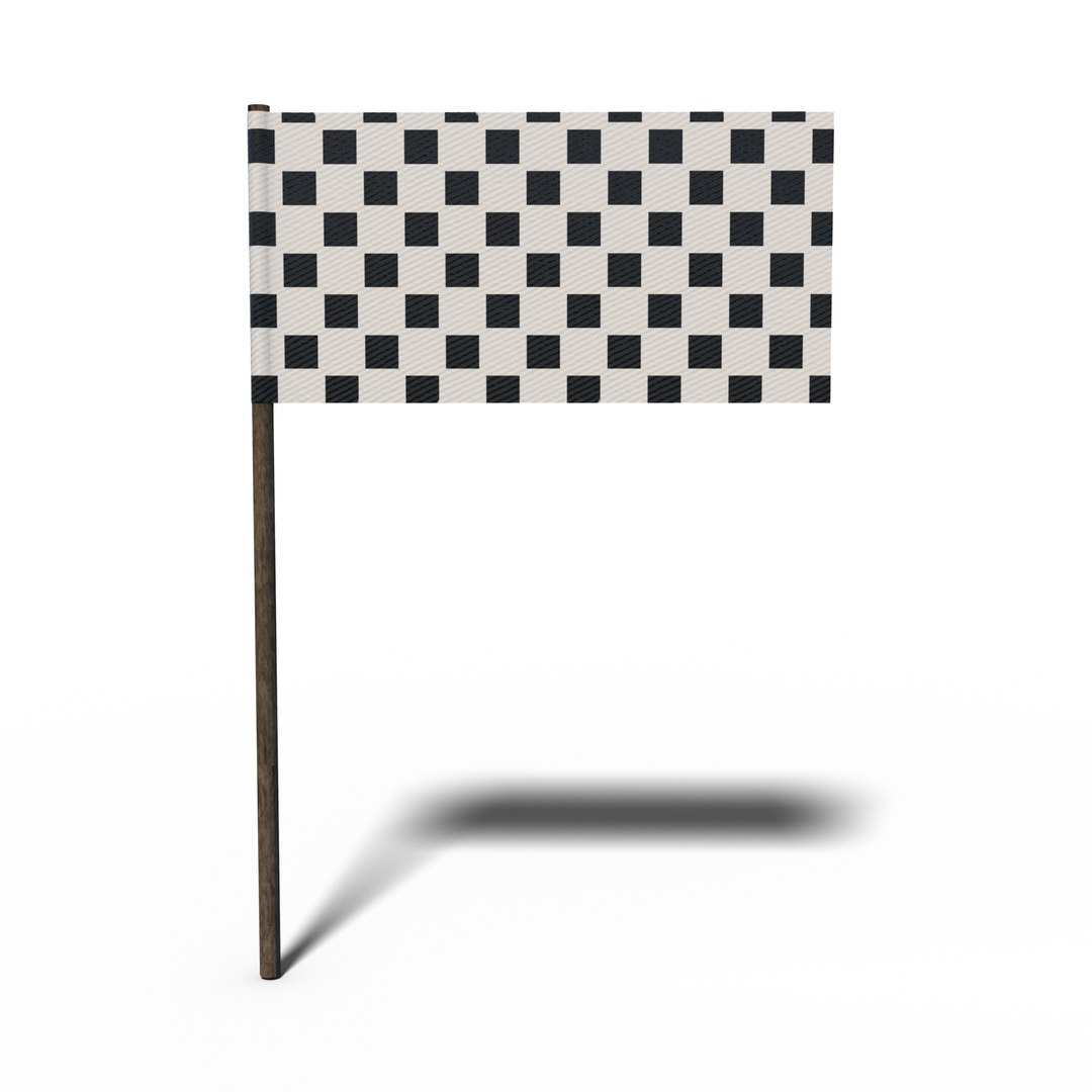 Racing Flag 3D - TurboSquid 2063231