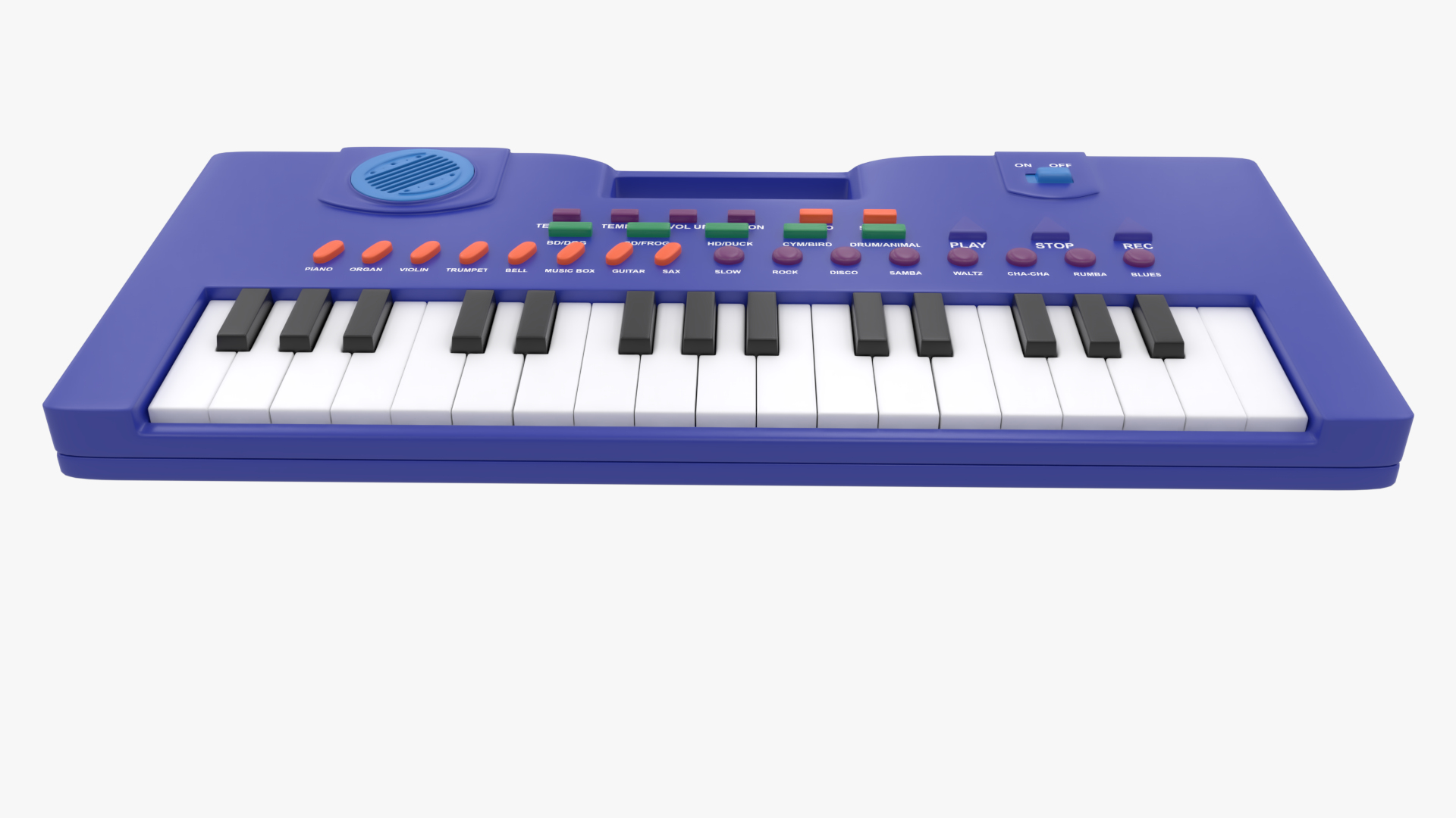 Electronic Keyboard Piano 3D Model - TurboSquid 1501769