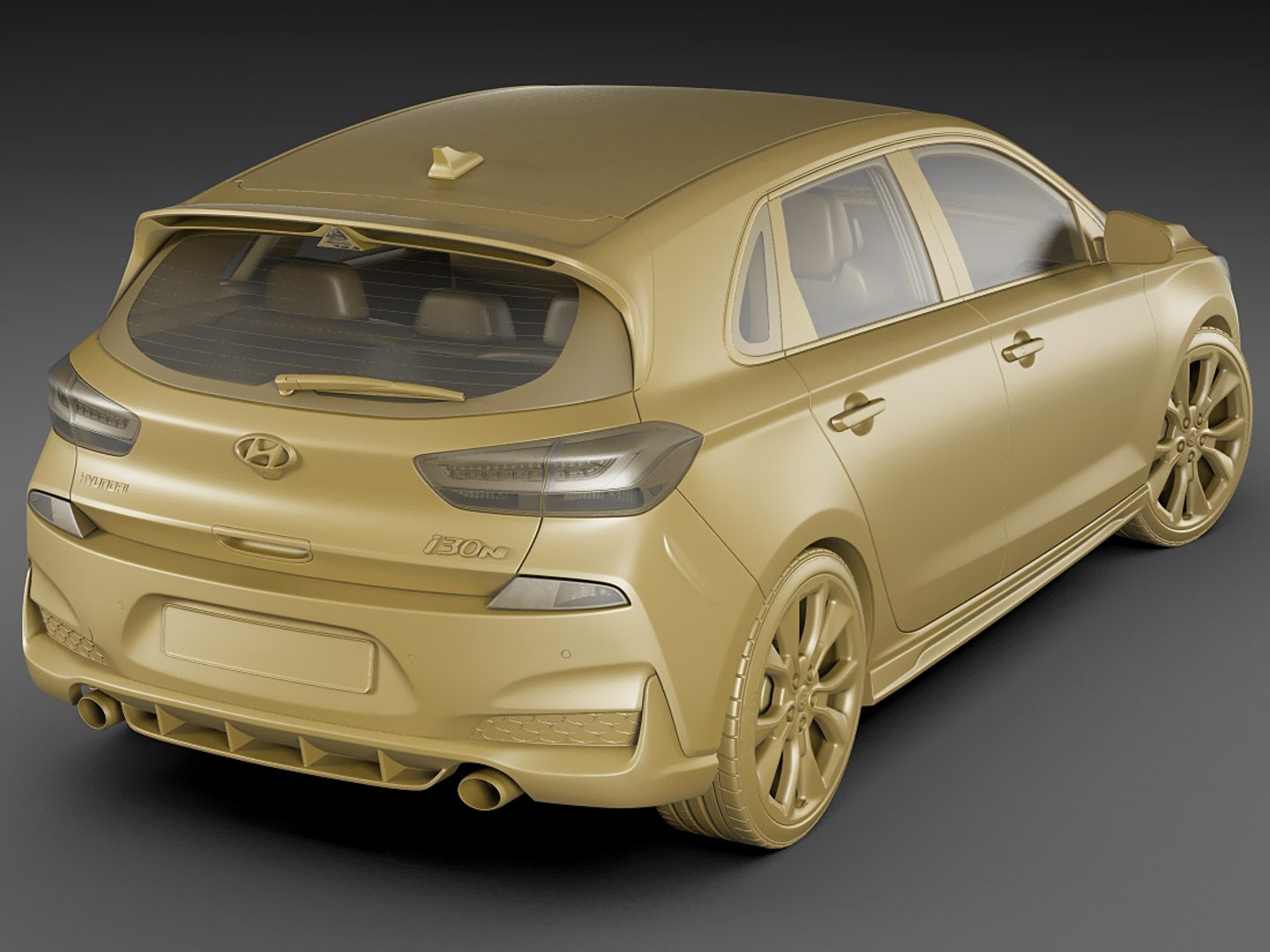 Hyundai I30 N 3D Model - TurboSquid 1241485
