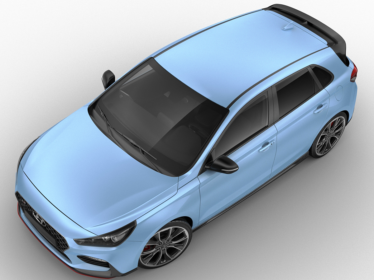 Hyundai i30 n 3D model - TurboSquid 1241485