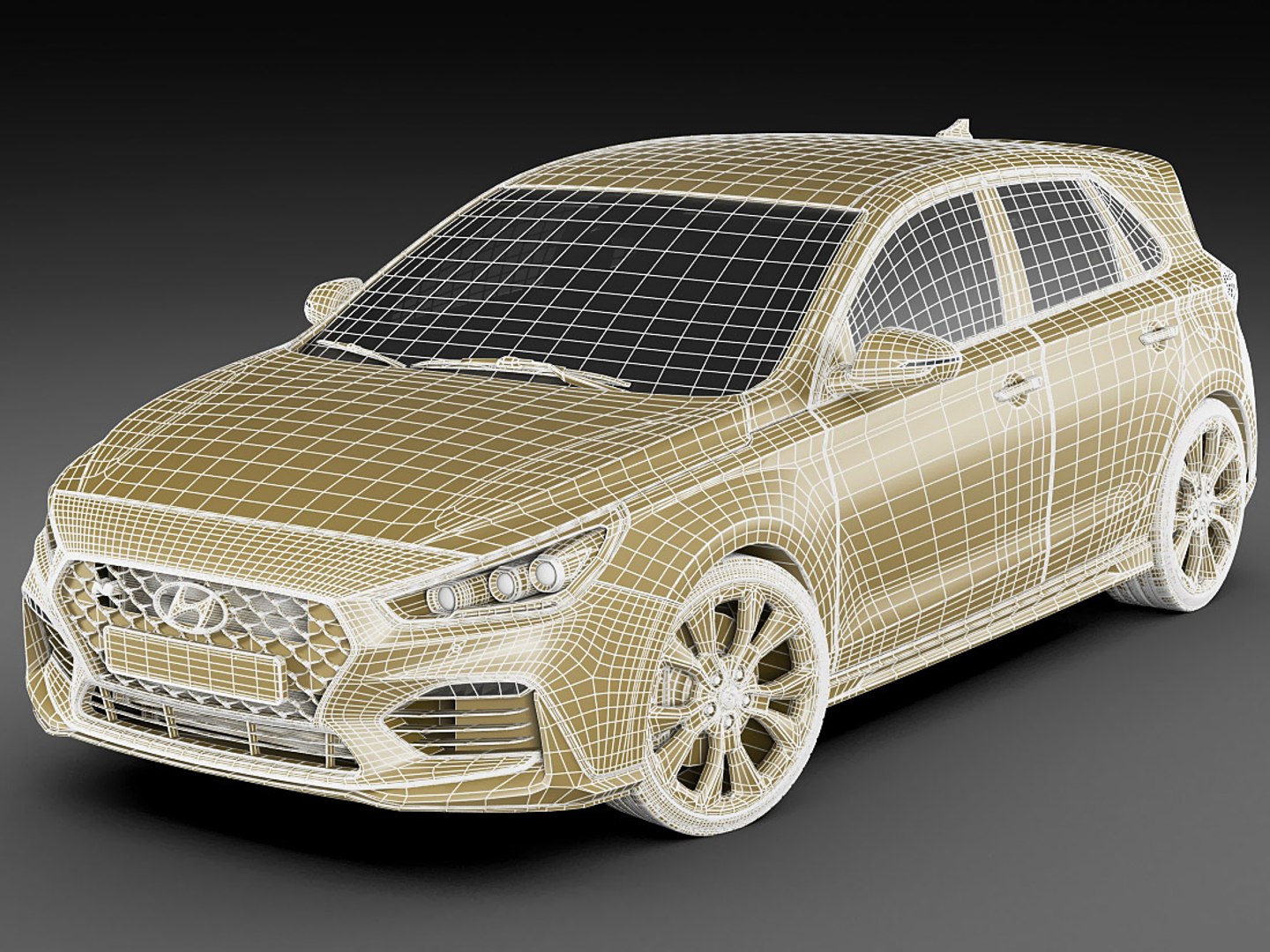 Hyundai I30 N 3D Model - TurboSquid 1241485