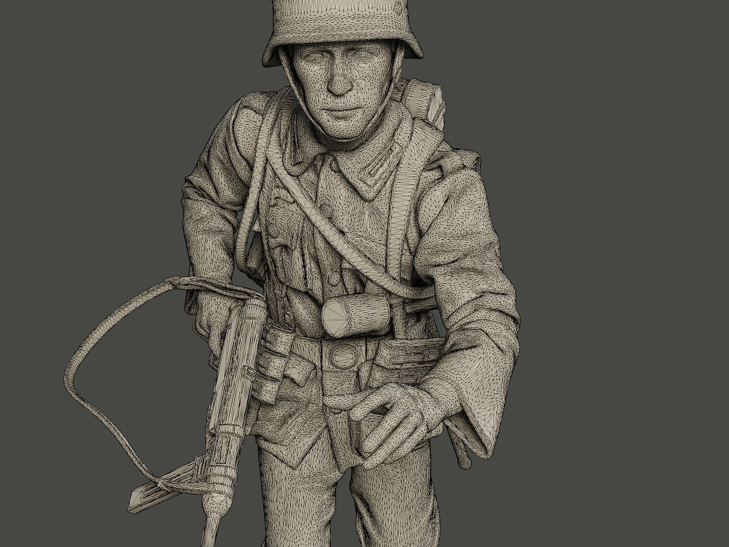 3D German Soldier Ww2 Running - TurboSquid 1468497