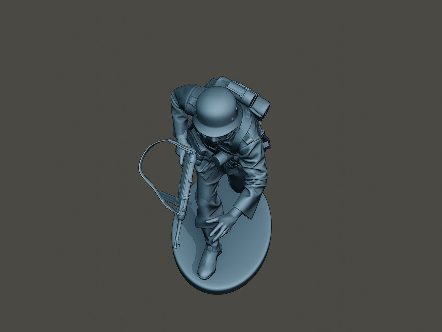 3D German Soldier Ww2 Running - TurboSquid 1468497