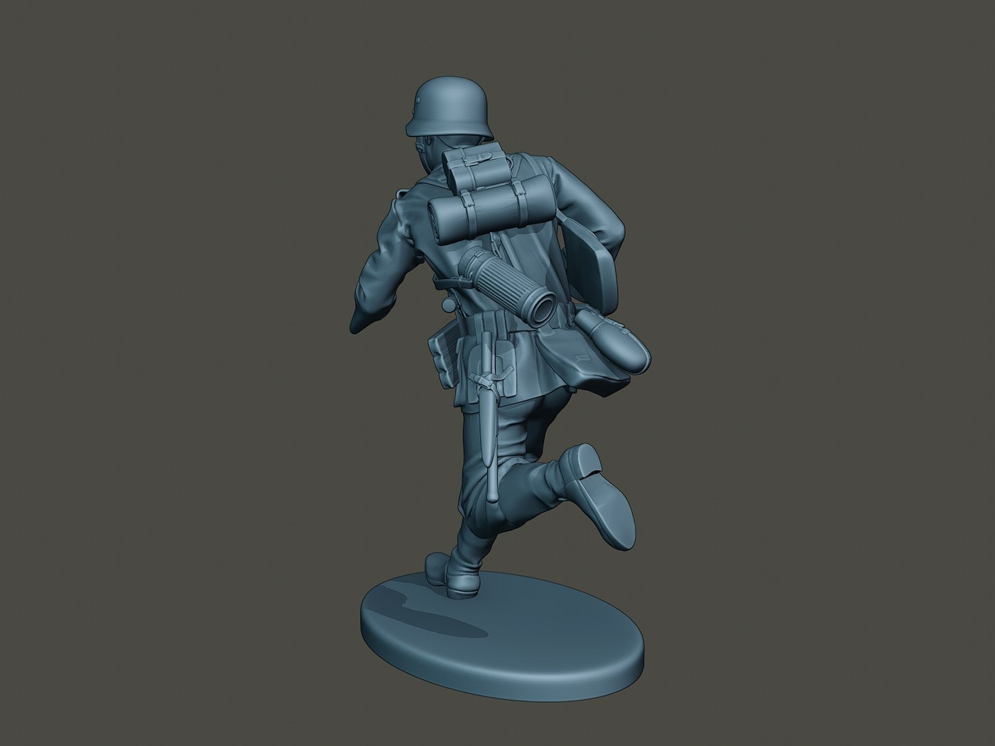 3D German Soldier Ww2 Running - TurboSquid 1468497
