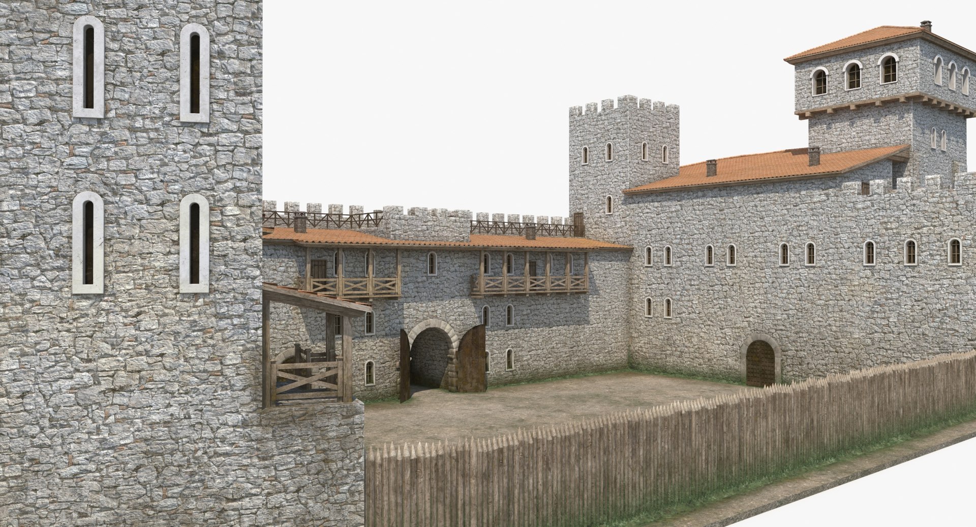 Medieval Stronghold 01 3D Model - TurboSquid 2096136