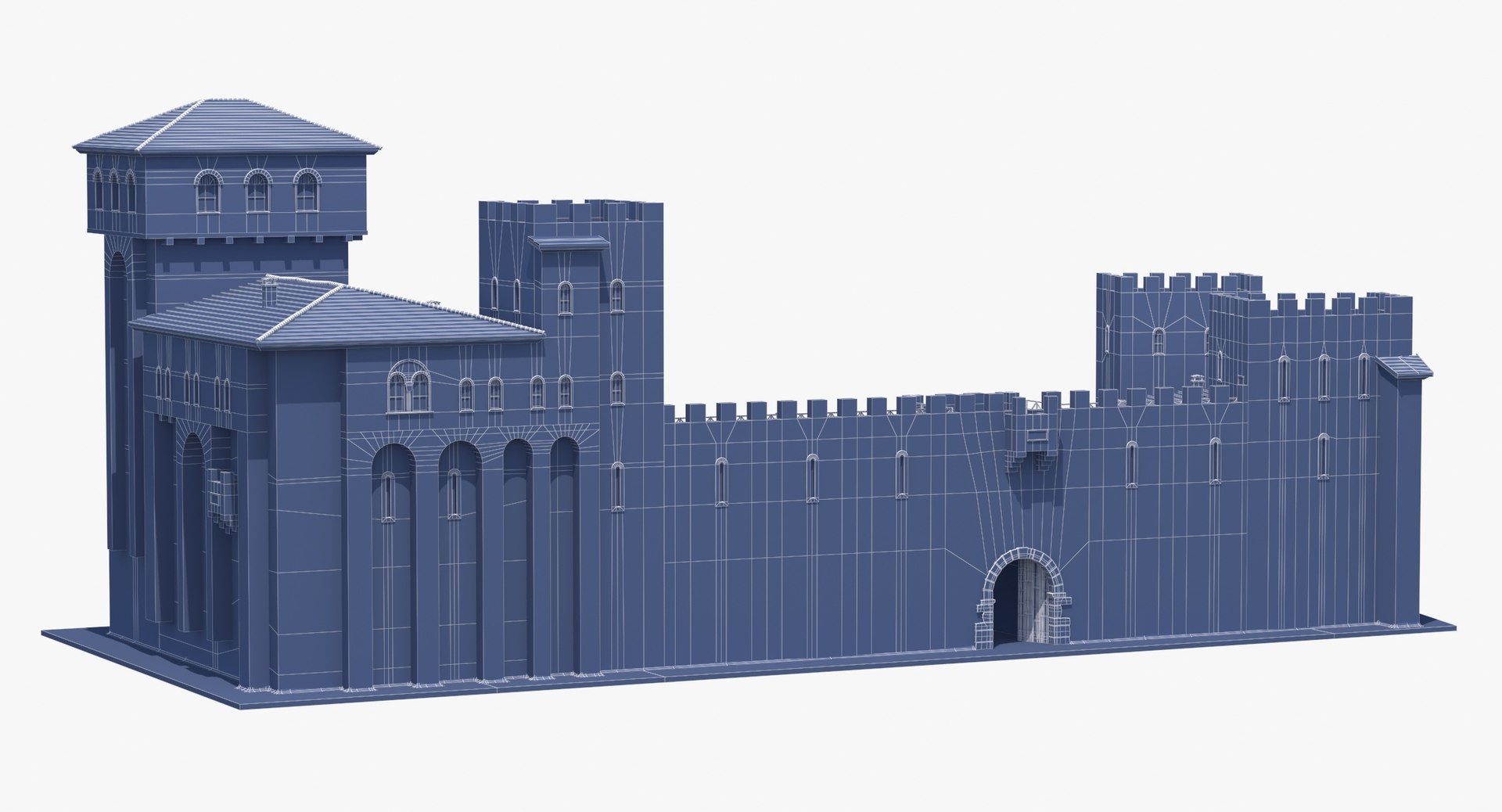 Medieval Stronghold 01 3D Model - TurboSquid 2096136