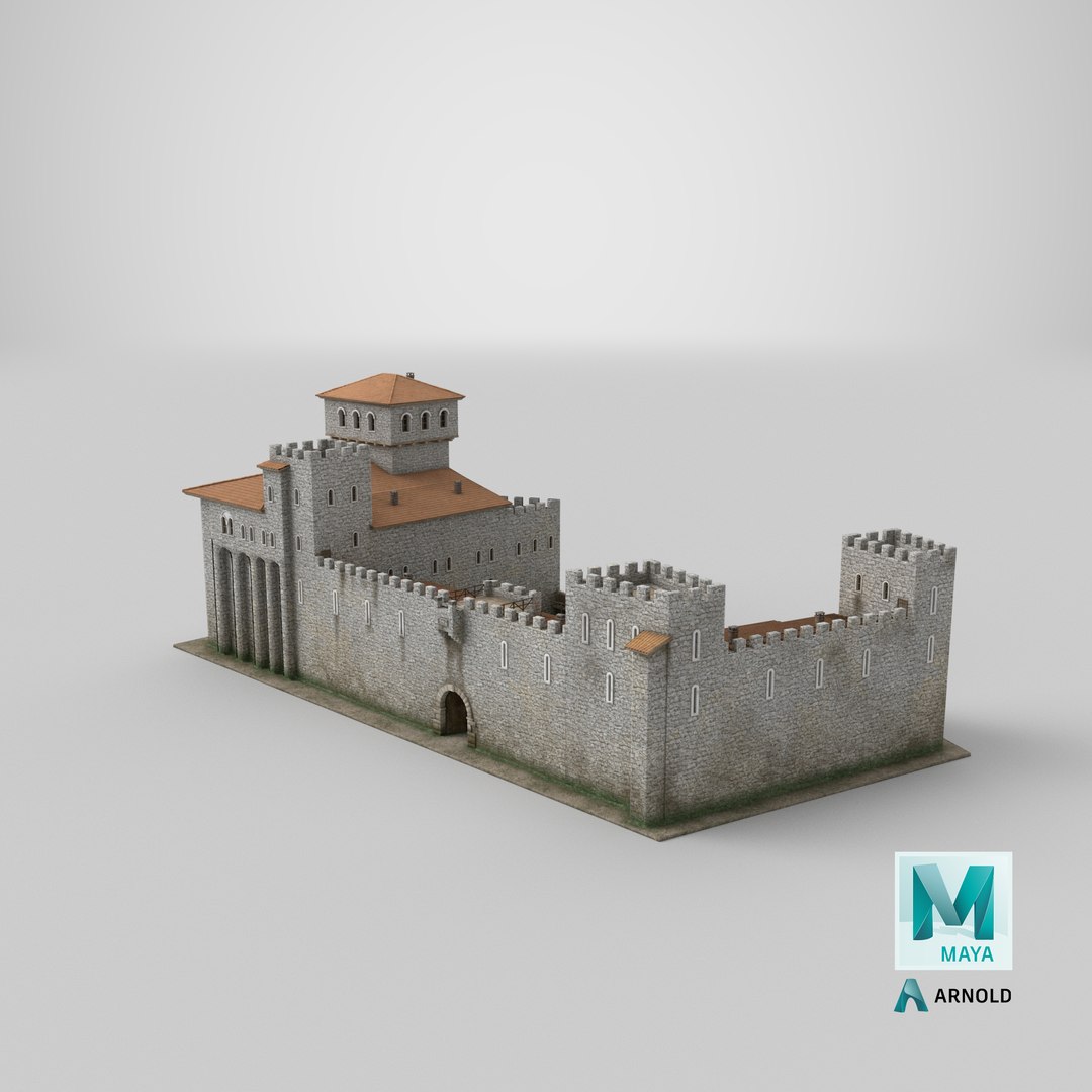 Medieval Stronghold 01 3D model - TurboSquid 2096136