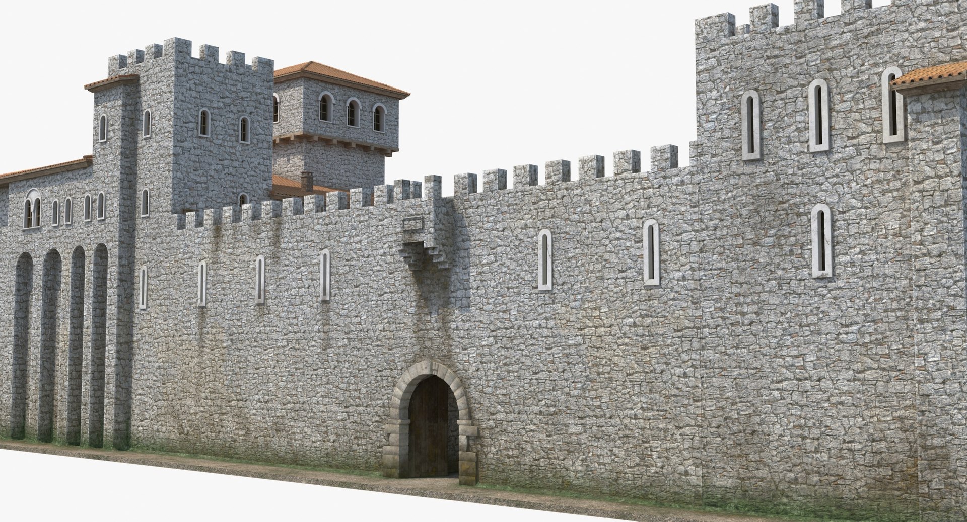Medieval Stronghold 01 3D Model - TurboSquid 2096136