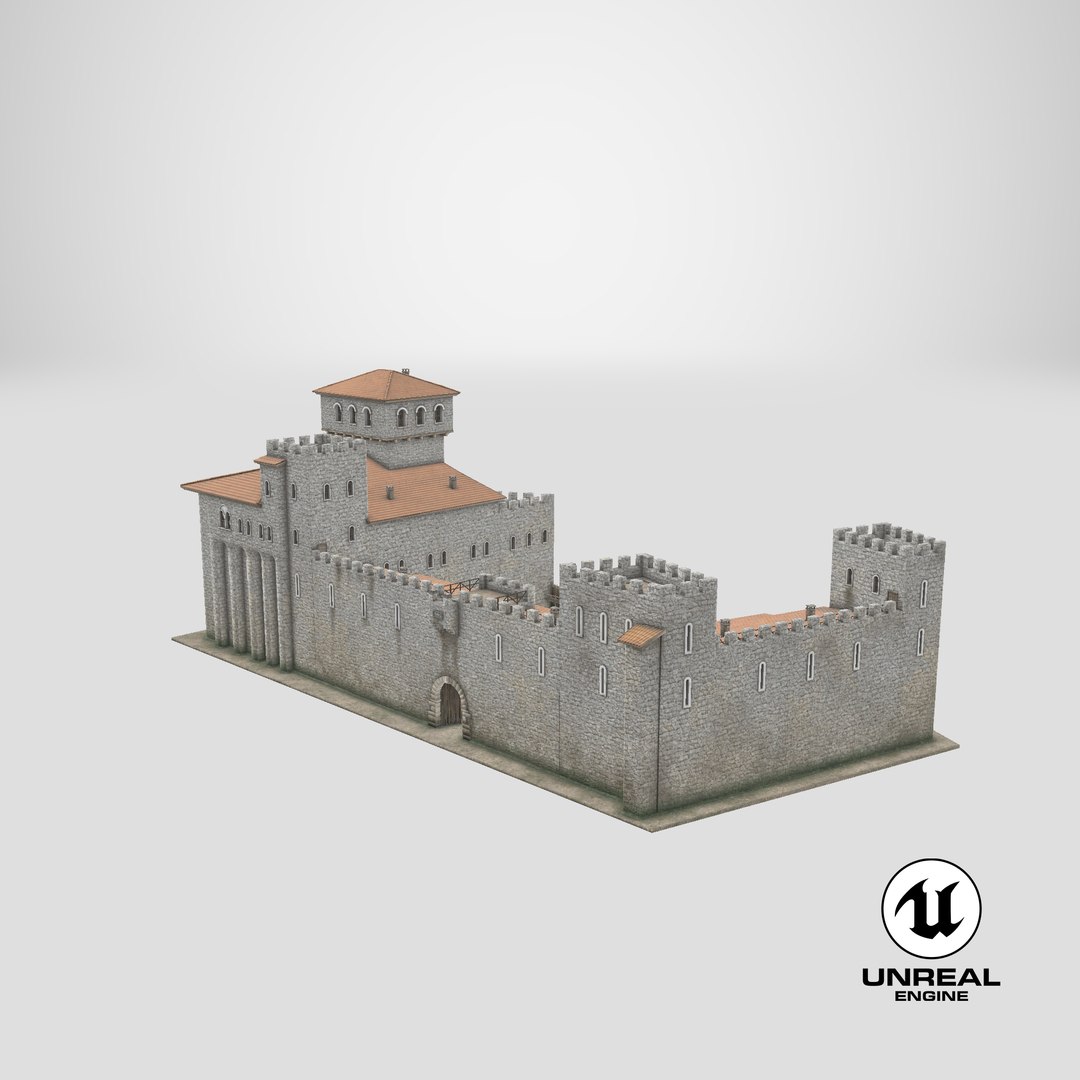 Medieval Stronghold 01 3D model - TurboSquid 2096136
