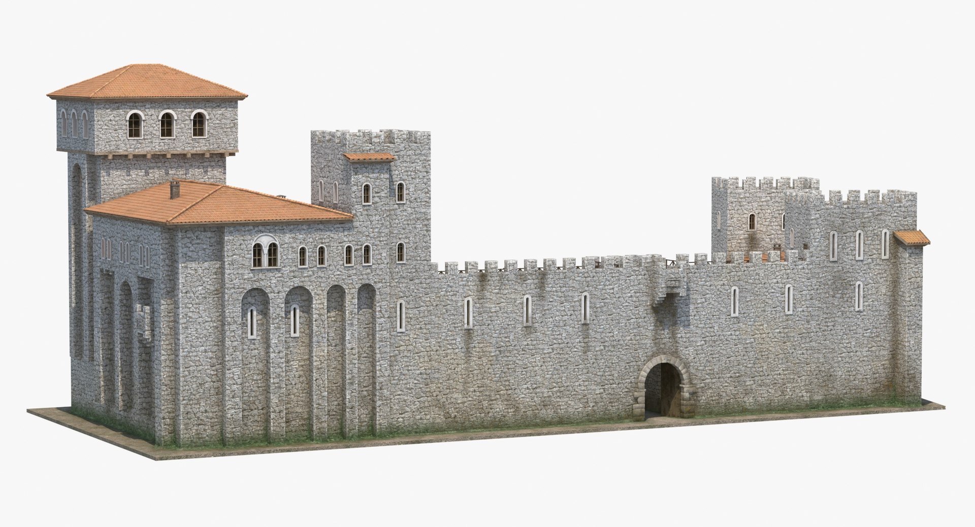Medieval Stronghold 01 3D Model - TurboSquid 2096136