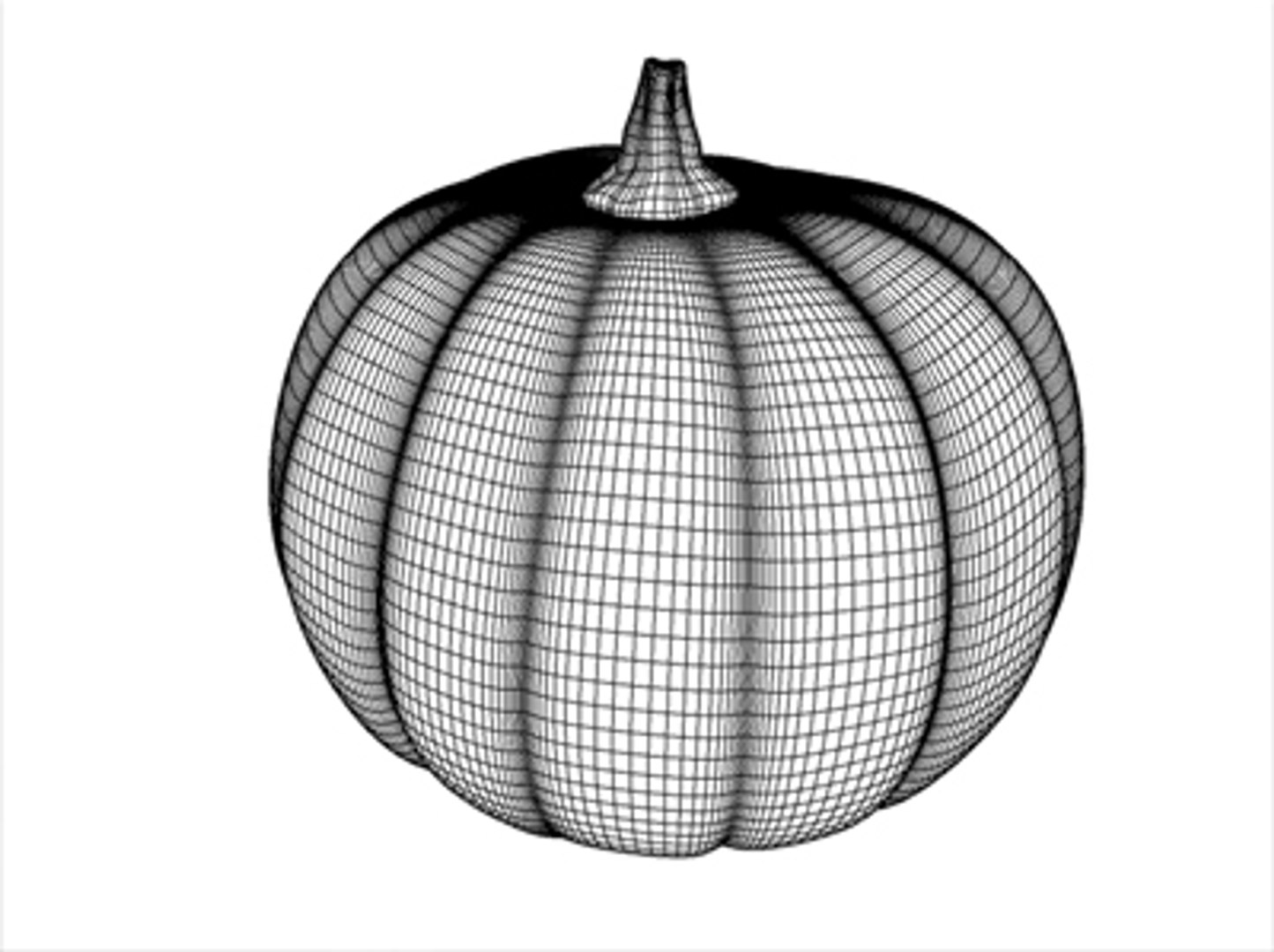 3ds max pumpkin vegetable