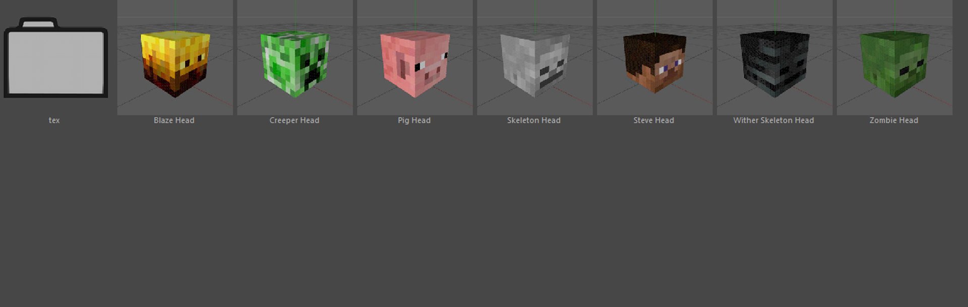 Minecraft Pack 3d Model