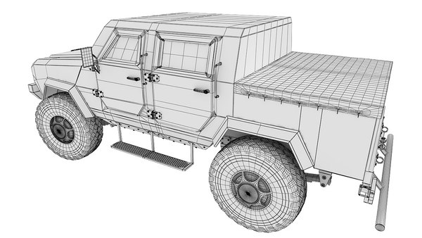 Military vehicle 3D model - TurboSquid 1753471
