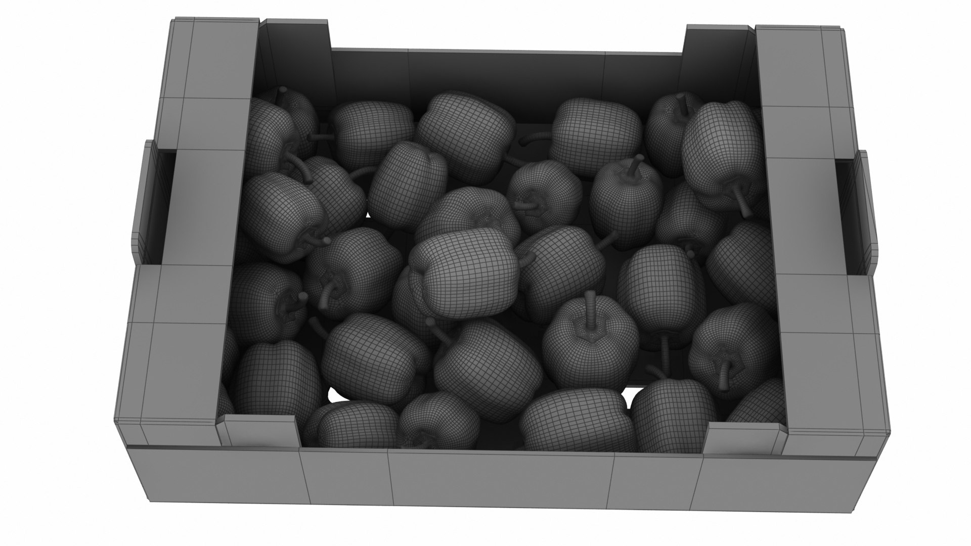 Fruit Cardboard Box Withs Model - TurboSquid 1540933