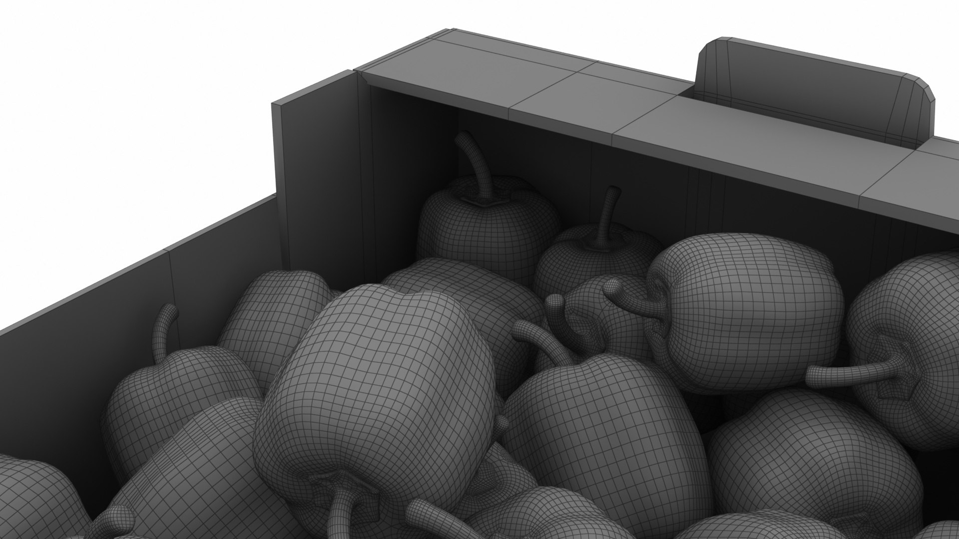 Fruit Cardboard Box Withs Model - TurboSquid 1540933