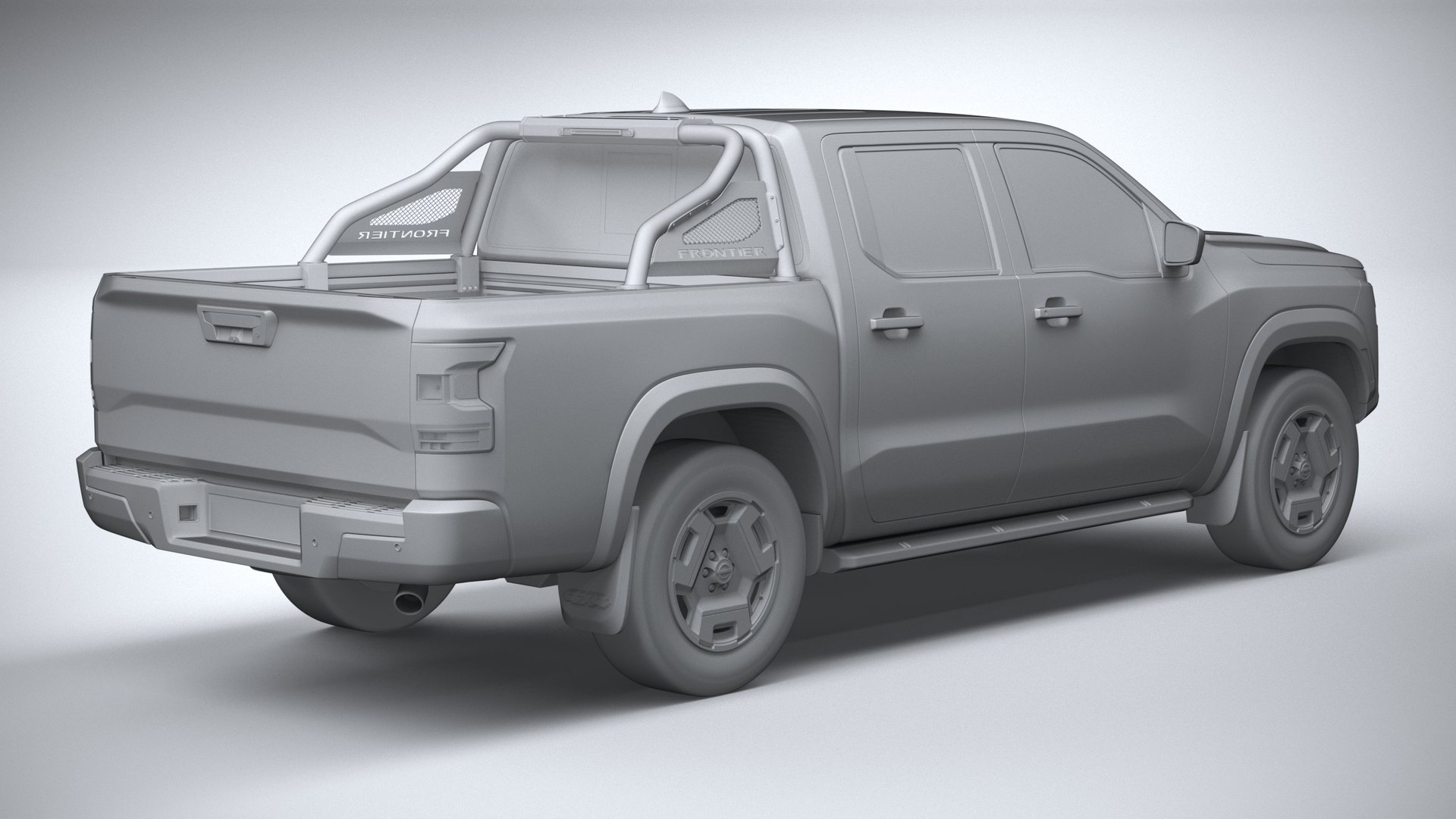 Nissan Frontier Hardbody 2024 3D model - TurboSquid 2146301