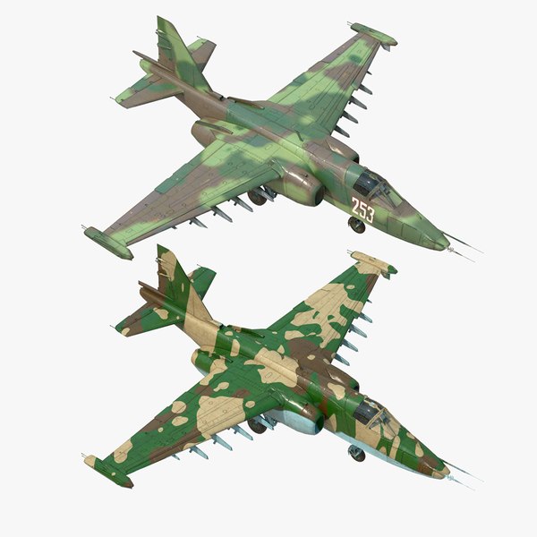 Sukhoi Su-25 3D Models for Download | TurboSquid