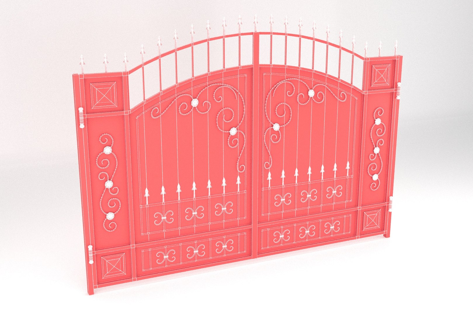 Iron Gate 3D Model - TurboSquid 1327772