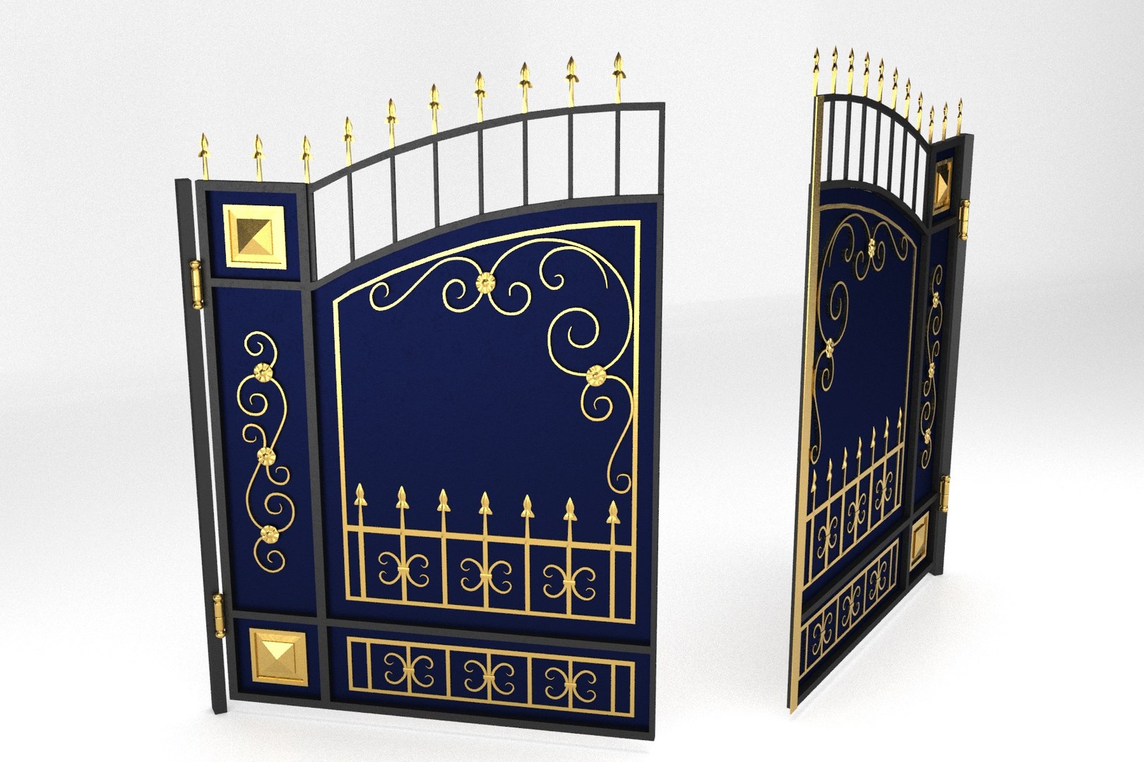 Iron Gate 3D Model - TurboSquid 1327772