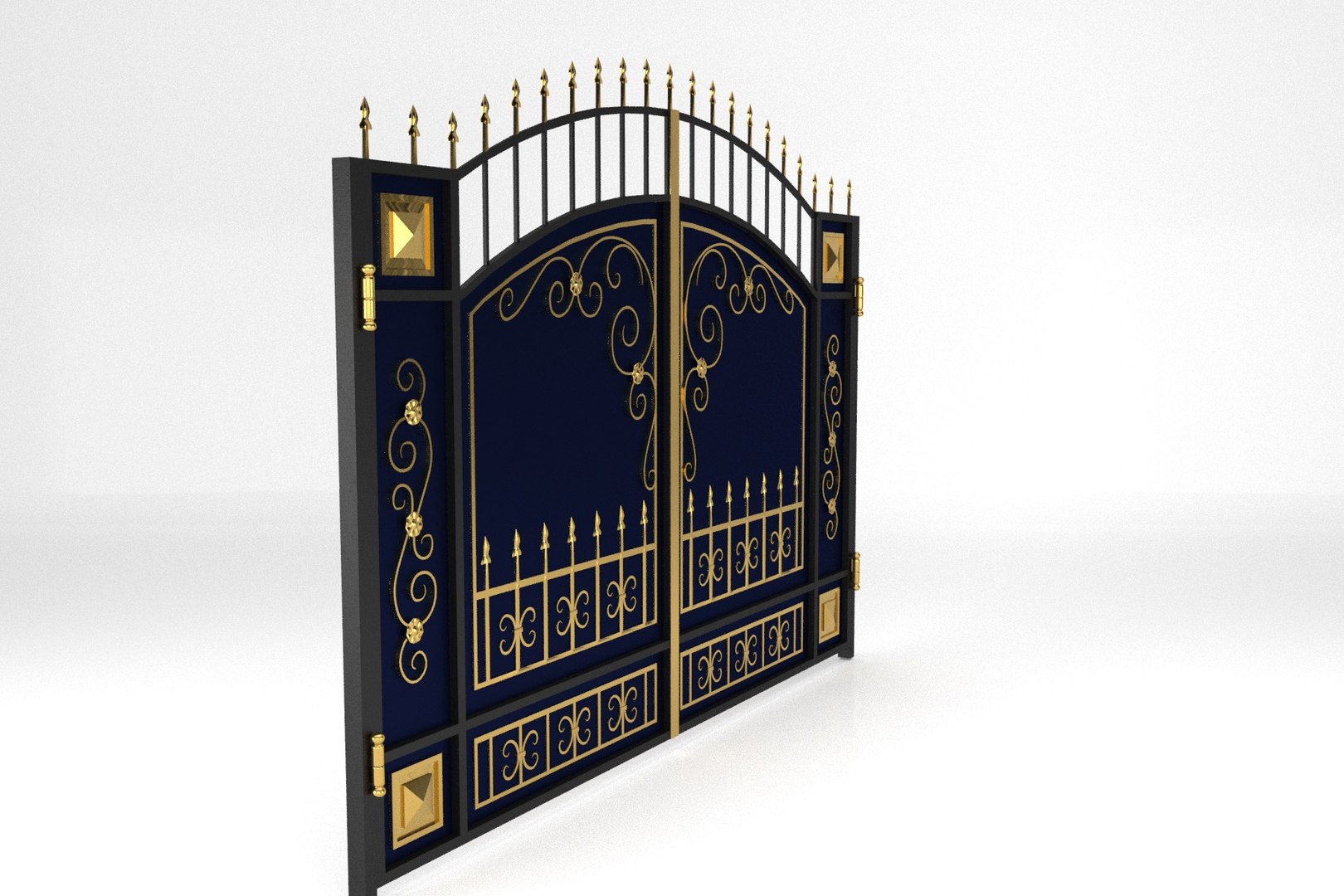 Iron Gate 3D Model - TurboSquid 1327772